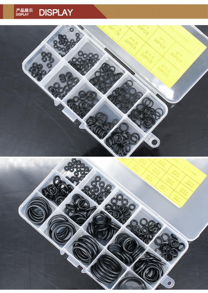 Boxed Nitrile Silicone Rubber O Ring NBR Repair Kit O-Ring Kit